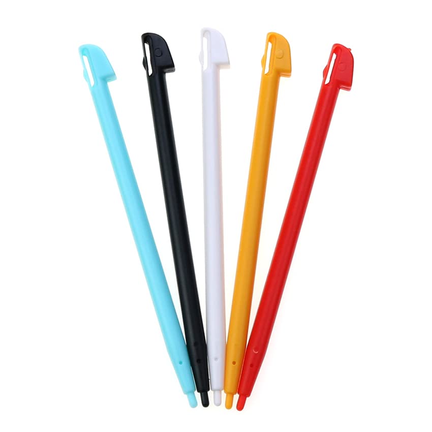 Plastic Touch Stylus Screen Touch Pen Replacement Kit for Wii U WIIU Gamepad Console (Red)