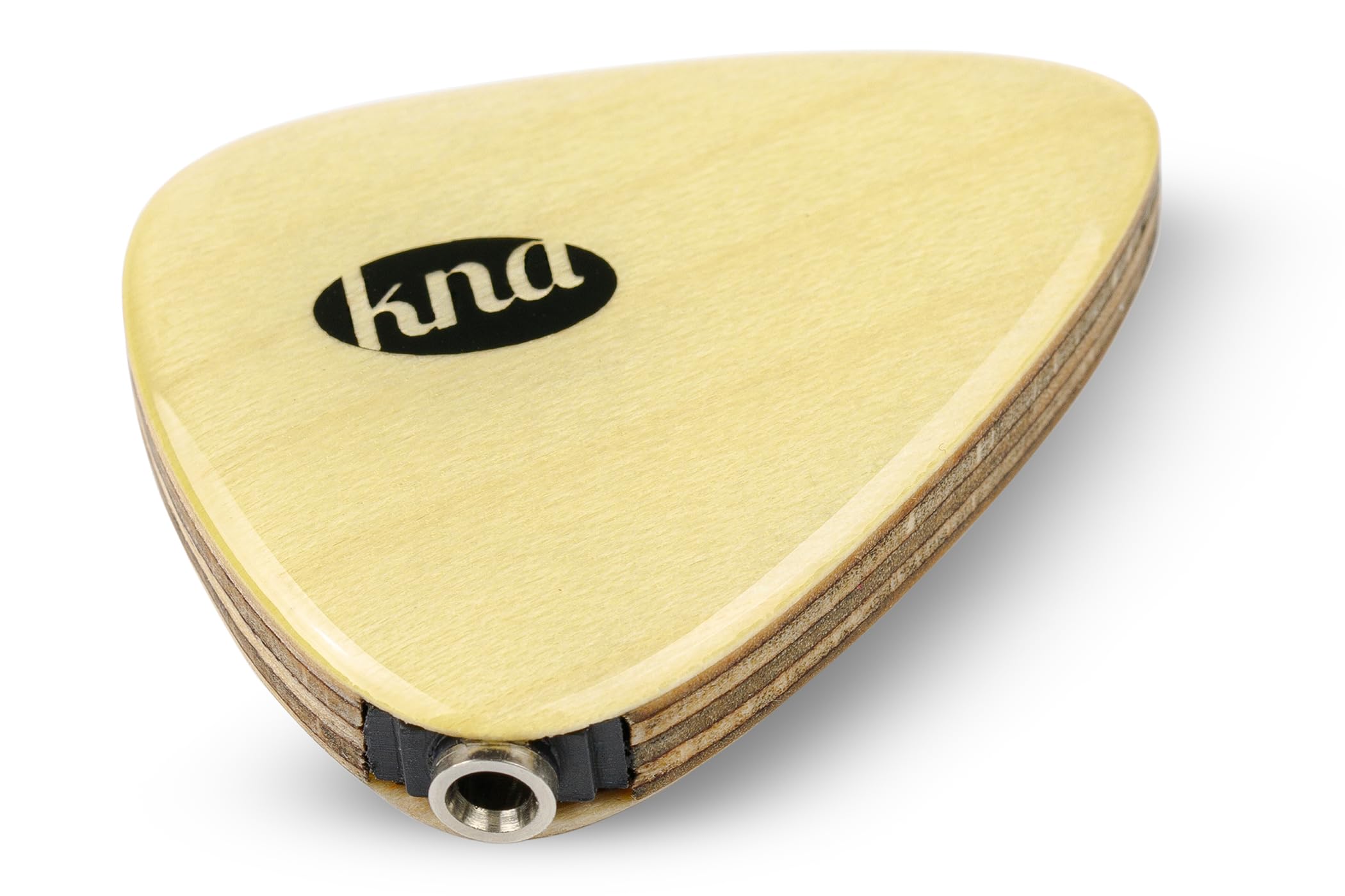 KNA Pickups 6 String Universal Stick-on Piezo Acoustic Instrument Pickup with Volume Control (AP-2),Ivory