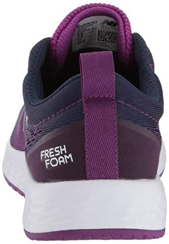 New Balance Women's Fresh Foam Arishi V3 Classic Running Shoe, Plum/Natural Indigo/White, 8.5