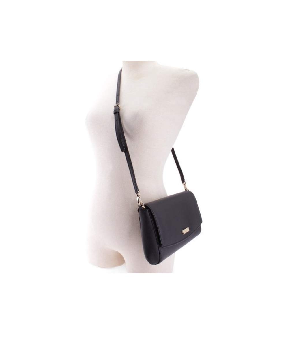 Kate Spade New York Greer Laurel Way Crossbody Purse (Black)