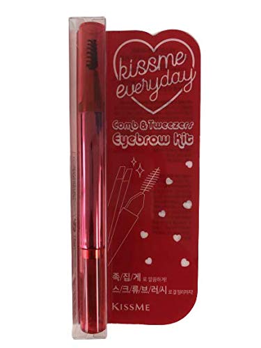 KISS ME EVERYDAY COMB & TWEEZERS EYEBROW KIT
