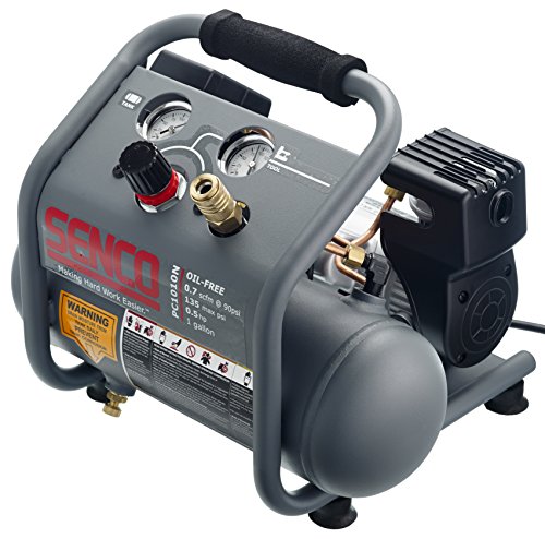 Senco PC1010N 1/2 Hp Finish & Trim Portable Hot Dog Compressor, Grey