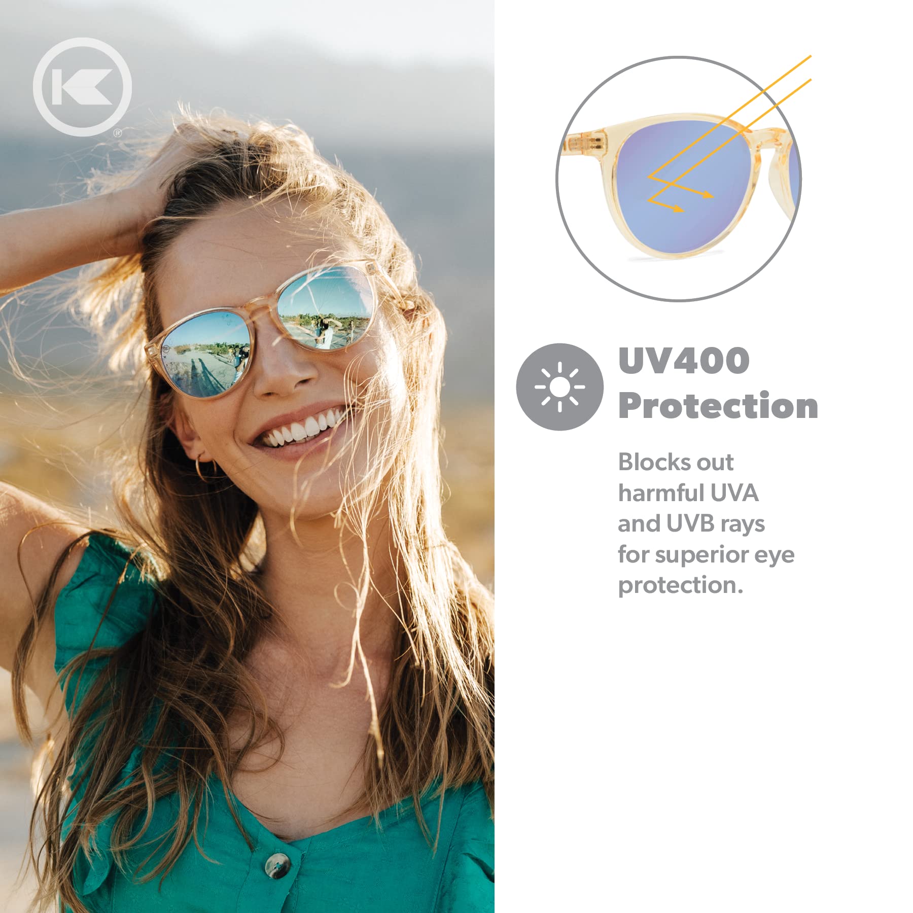 Knockaround Mai Tais Polarized Sunglasses for Women & Men - Impact Resistant Lenses & Full UV400 Protection, Tortoise Shell Frames/Brown Lenses