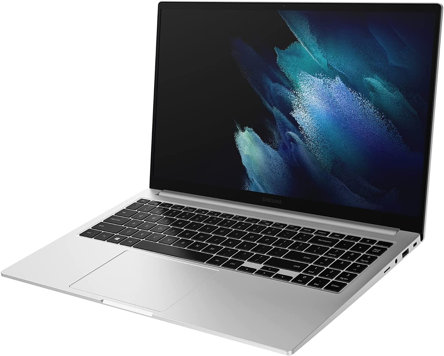 SAMSUNG Galaxy Book 15.6" 256GB Mystic Silver, NP750TDA-XD1US Intel Core i7-1165G7 Processor Windows 11 Home