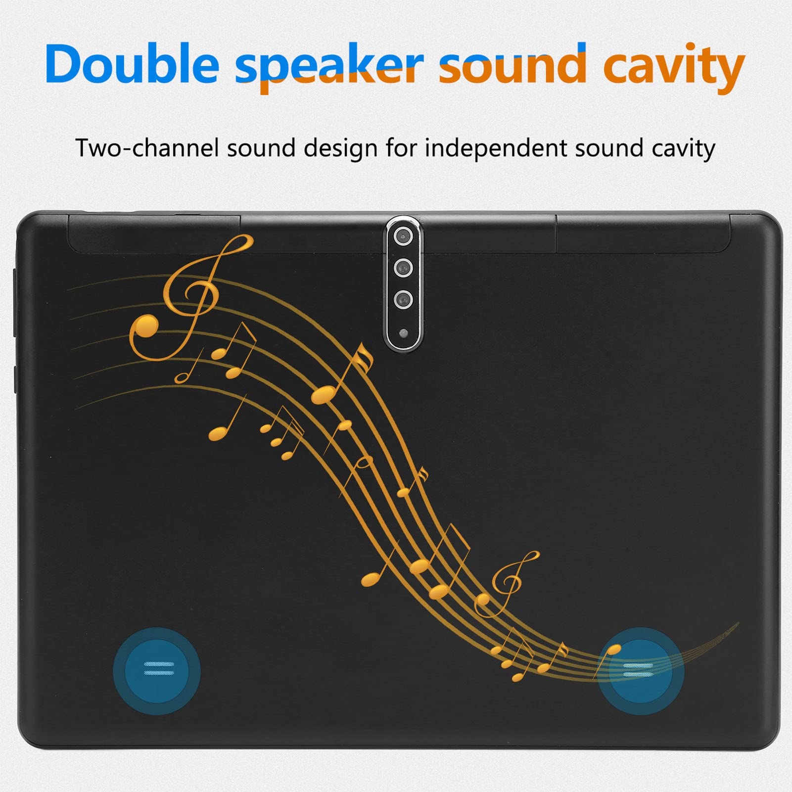 Tablet for Android11, 2.4 5G Dual Band Calling Tablet PC, 4GB 64GB Storage, 10.1in 1920x1200 Display, 10 Core CPU, Bluetooth5.0 GPS, 5MP 13MP Dual Camera