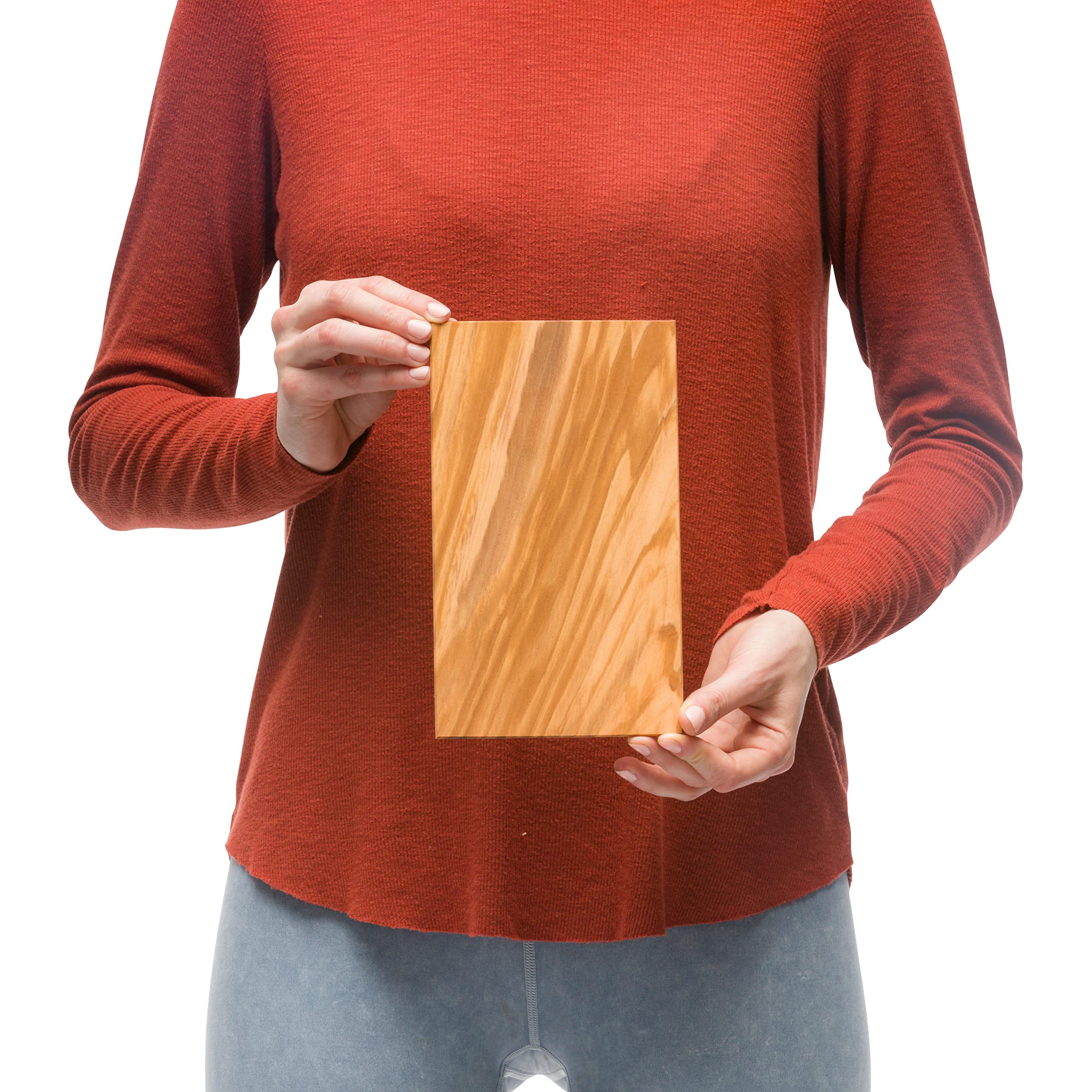 Redecker Mini Oiled Olivewood Chopping Board, For Herbs & Small Produce, 8-2/3" x 5-1/8"