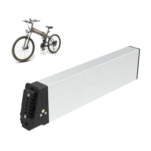 JHKZUDG 48V Folding E-Bike Battery, 48V 8Ah 10Ah 13Ah Foldable Bicycle Lithium Battery Pack,Built-in BMS and 54.6V Charger,for 200W-750W Foldable Bicycle Motor,13ah