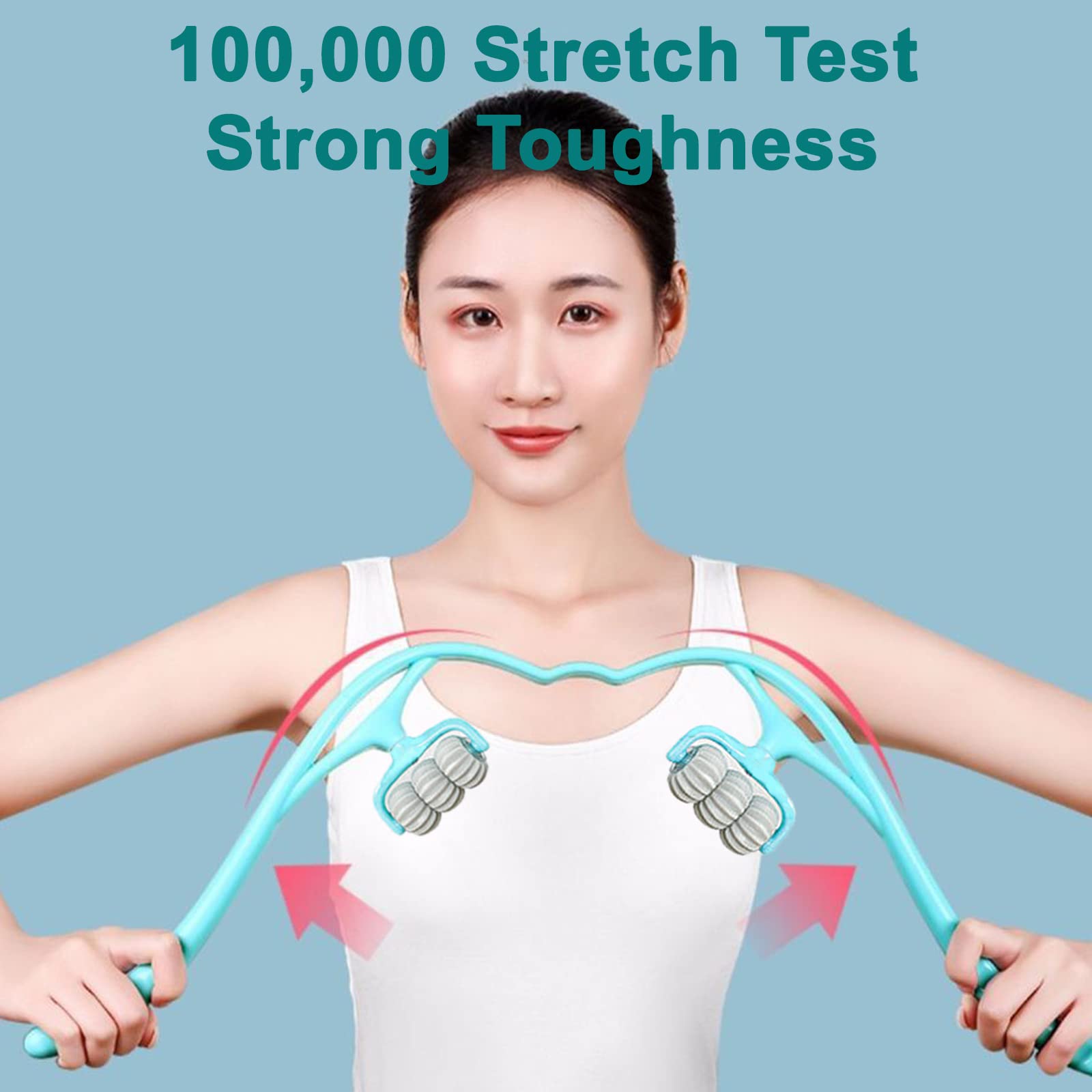 Neck Massager for Pain Relief Deep Tissue, Massagers for Neck and Back, Shoulder Massager, Lymphatic Drainage Massager, Masajeador De Espalda y Cuello
