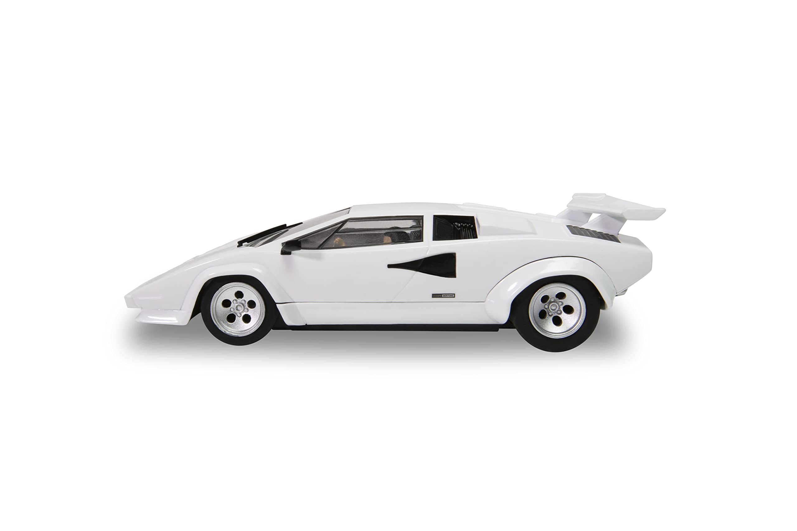 Scalextric Lamborghini Countach White Supercar 1:32 Slot Race Car C4336