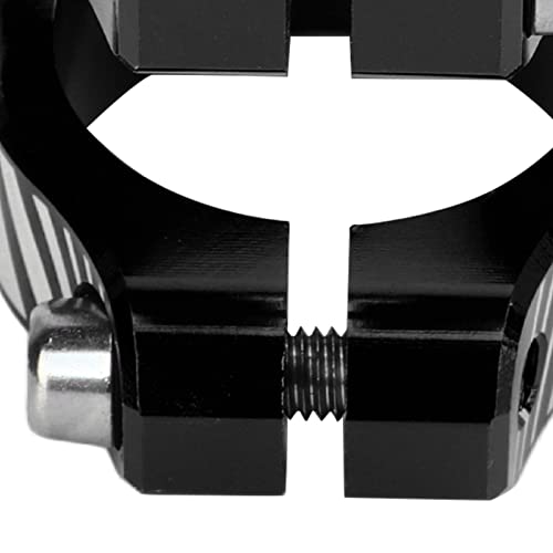 Pwshymi Handlebar Short Stem, Firmly Bike Stem High Strength Rust Proof Lightweight for Downhill Bikes for Road Bikes(Black)