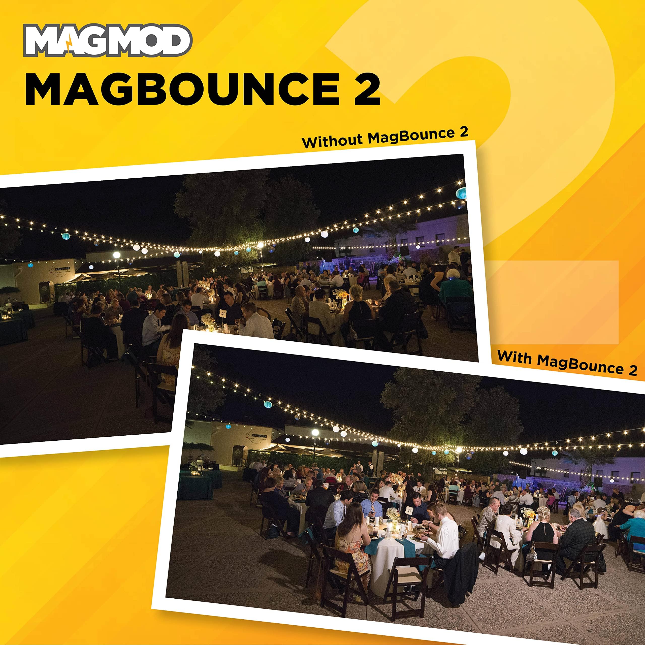 MagMod MagBounce 2 and MagGrip 2 | Camera Speedlight Flash Diffuser Bundle | Modular Camera Lighting Set
