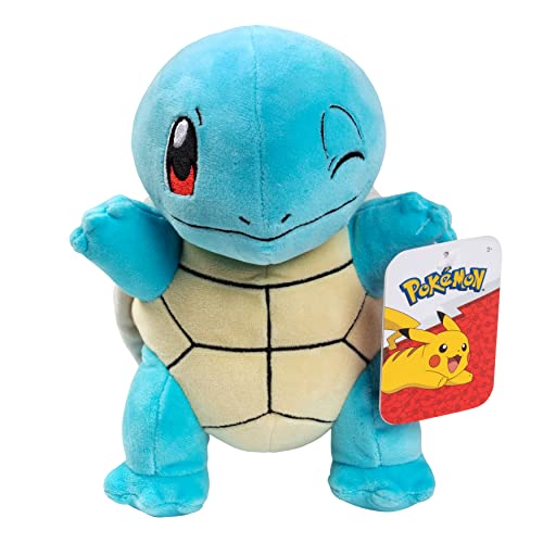 Pokรฉmon 8" Squirtle Plush - Officially Licensed - Quality & Soft Stuffed Animal Toy - Generation One - Great Gift for Kids, Boys, Girls & Fans of Pokemon