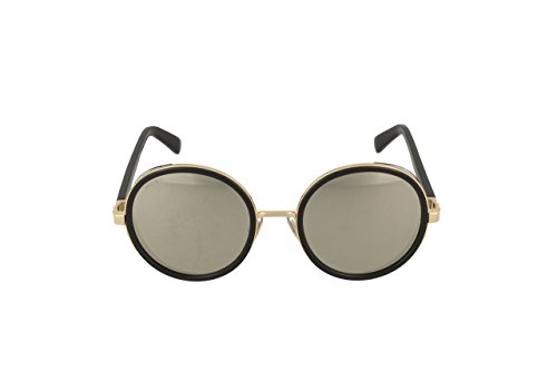 Jimmy Choo Women's Andie/S Rose Gold Shinny Black/Gray Silver Mirror