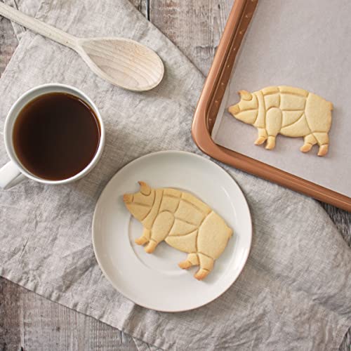 Pig Butcher Cut cookie cutter, 1 piece - Bakerlogy