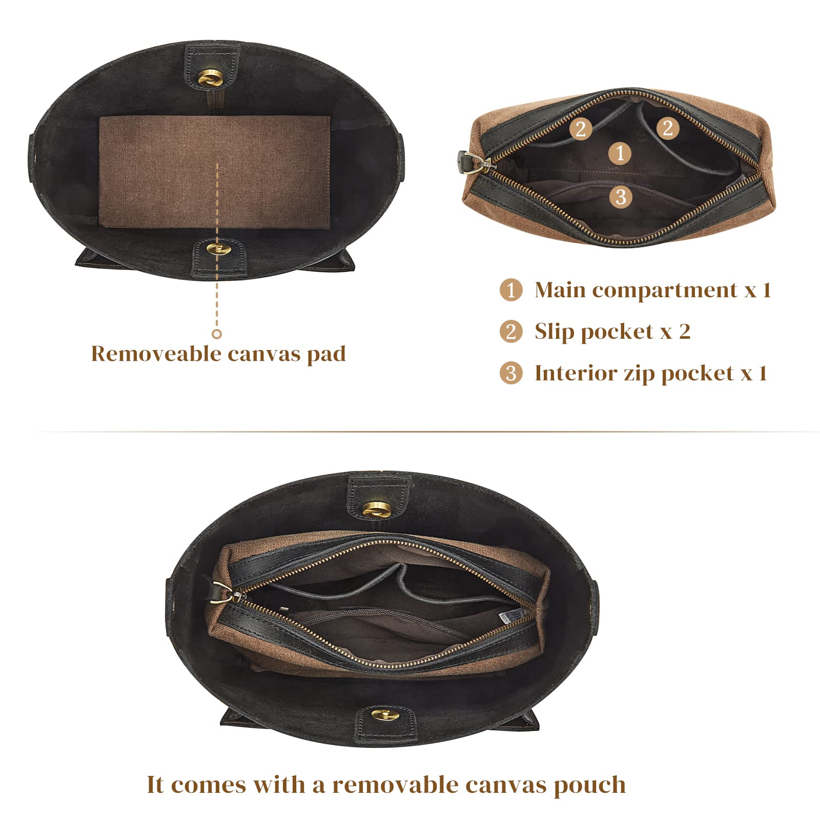 S-ZONE Women Genuine Leather Hobo Bag Crossbody Bucket Purse Vintage Shoulder Handbag with Woven Strap