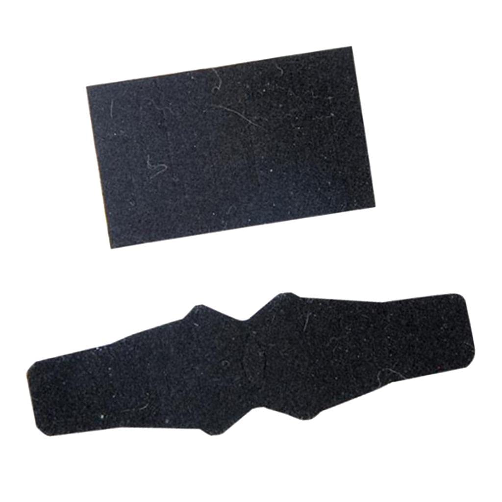 LEIPUPA 1 Set Replacement Felt Kit, Black Universal Drop Away Rest Sticker Tape, Anti-, Abrasion Proof Tool for Accessories