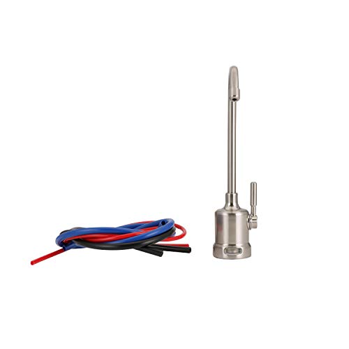 Watts Premier WP116093 Top Mount Air-Gap Faucet for Water Filtration Systems, Monitored, Brushed Nickel