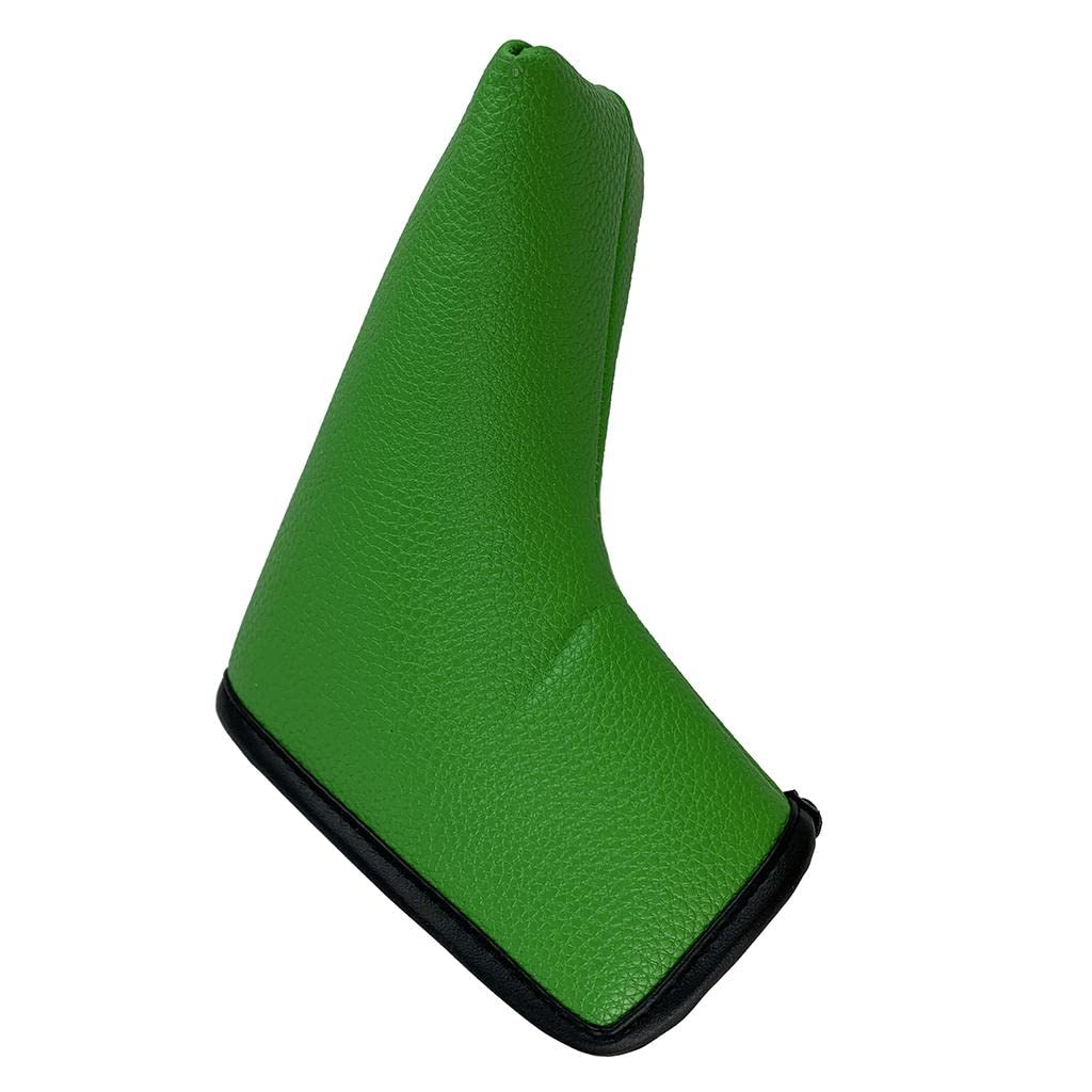 menolana Waterproof Golf Putter Head Cover Non- PU Blade Club Headcover Golfer Gift, Green, 17.5cm