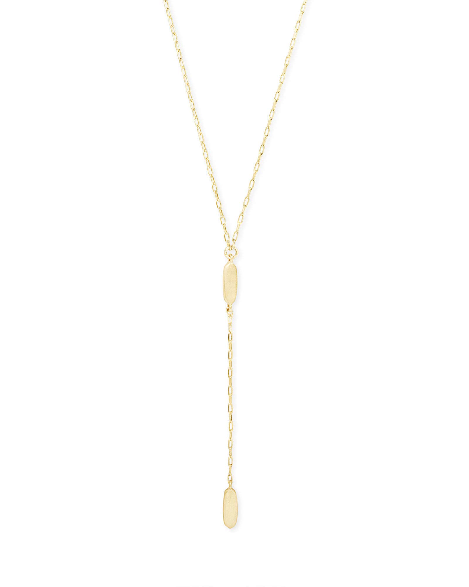 Kendra Scott Fern Y Necklace for Women, Fashion Jewelry, 14k Gold-Plated