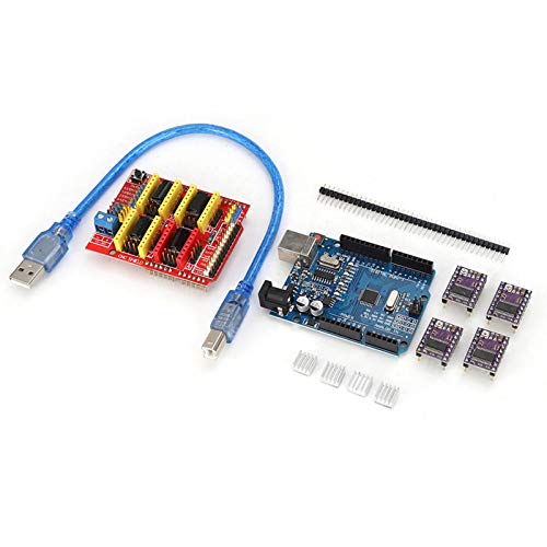USB Interface Practical High Quality CNC Shield Stepper Driver, Compatible Expansion Board Kit, for