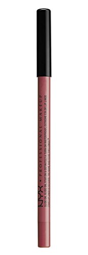 NYX PROFESSIONAL MAKEUP Slide On Lip Pencil, Lip Liner - Bedrose (Soft Nude Pink With Mauve Undertone)
