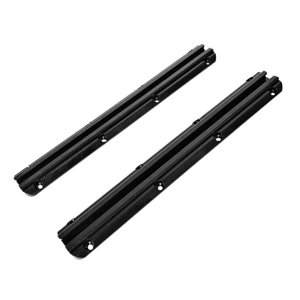 Jili Online 2X Proof Scratch Kayak Slide Track Rails 12'' Kayak Track System Accessories