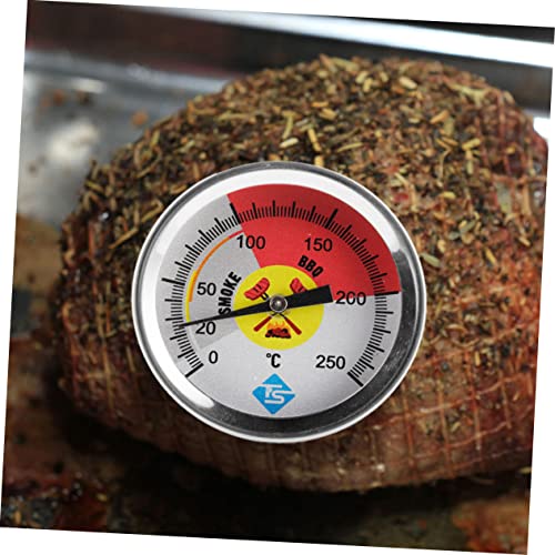YARNOW - Pizza Roasting Baking Food Stainless Measurement Oven Gauge Fry Grill Temperature Deep Barbecue Practical Warming Frying Kitchen Smoker Pointer Steel -β for