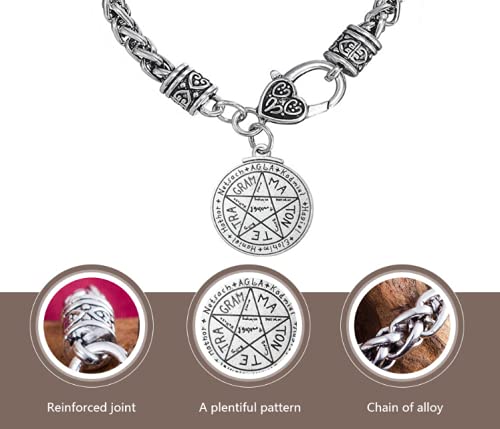 Lemegeton Talisman for Love Tetragrammaton Seal of Solomon Wicca Pentacle Pendant Wiccan Bracelets