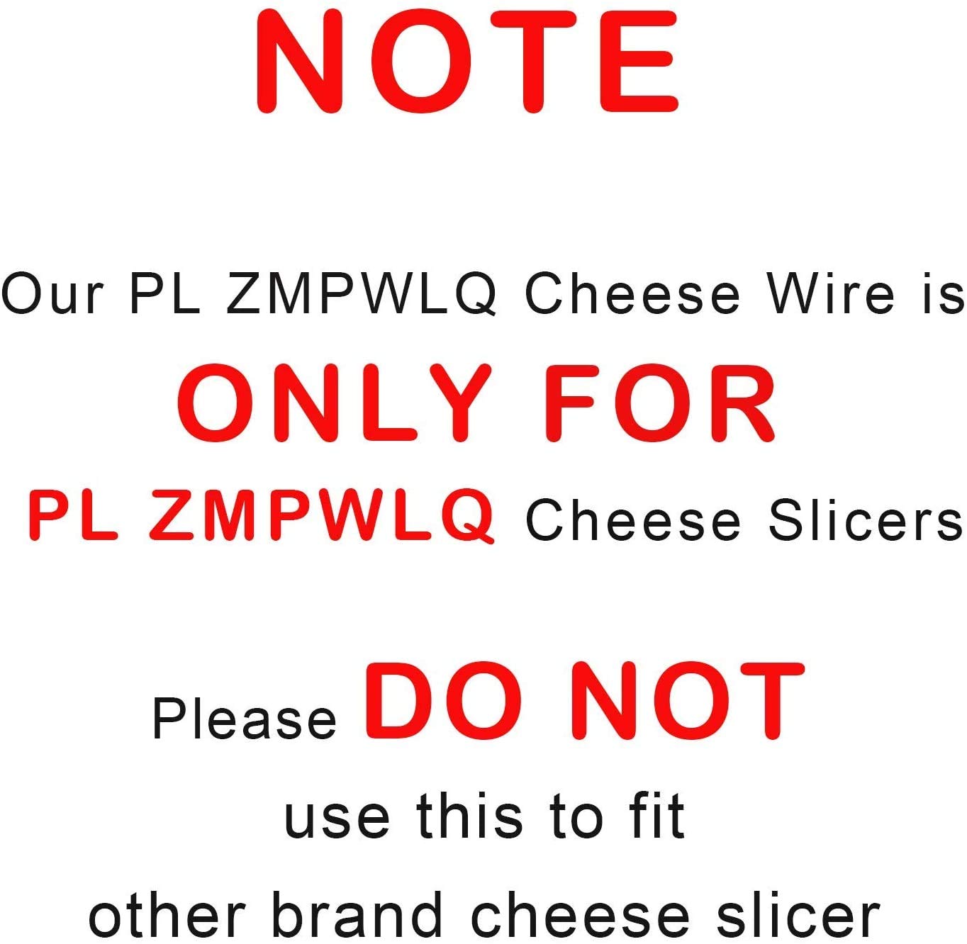 PL ZMPWLQ Original Cheese Slicer Wire, 5 PCS Replacement Wire for Cheese Slicer Cheese Cutter (NOT FOR OTHER Cheese Slicer)