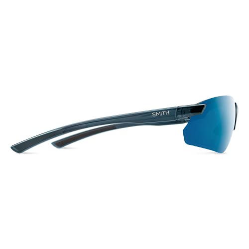 SMITH Parallel Max 2 Sport & Performance Sunglasses - Crystal Mediterranean | Polarized Blue Mirror