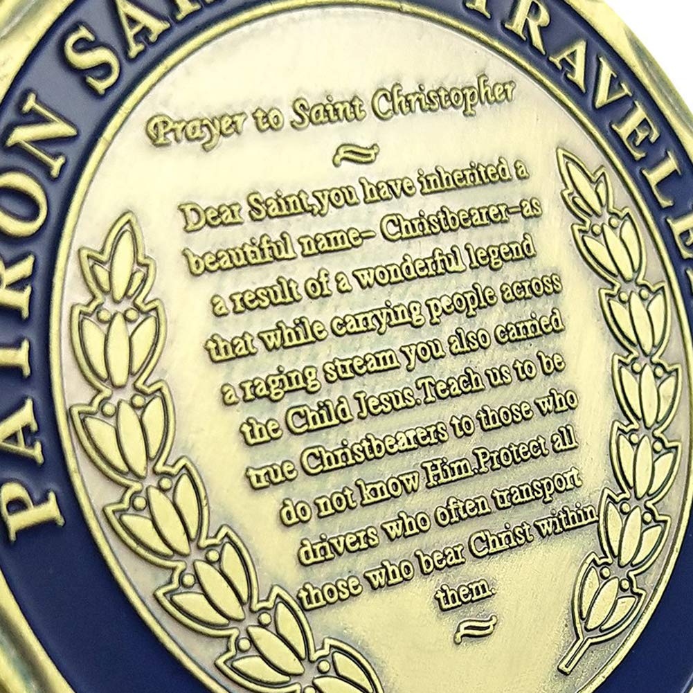 St. Christopher Challenge Coin for Travelers