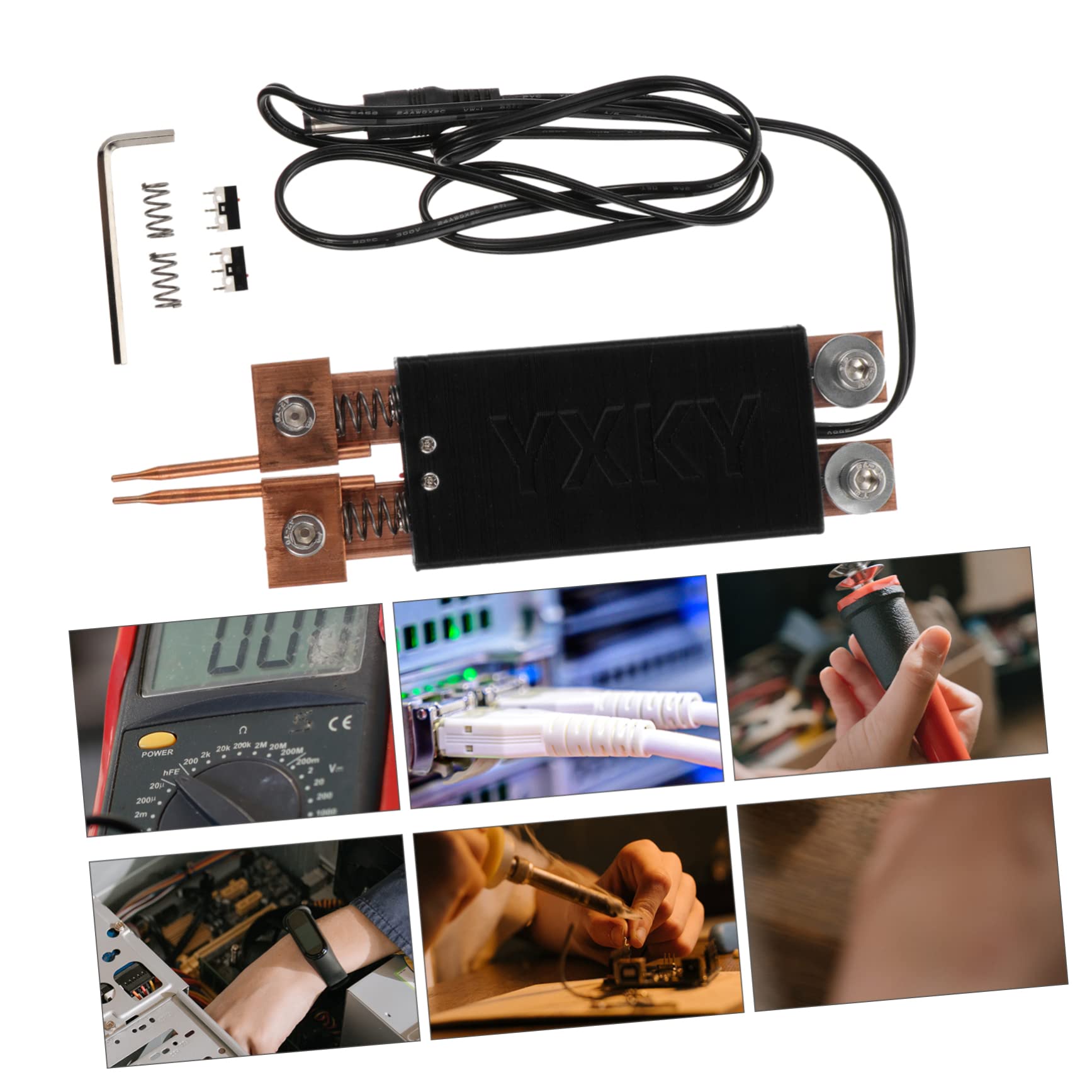 PLAFOPE Handheld Spot Welding Pen Automatic Trigger Weld Automatic Welder Pen PCB Circuit Board welding machines soldering pencil Weld Machine Accessory spot welder supplies abs
