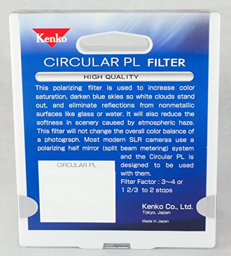 Kenko KB-72CRPL 72MM STANDARD COATED CIRCULAR POLARIZER FILTER