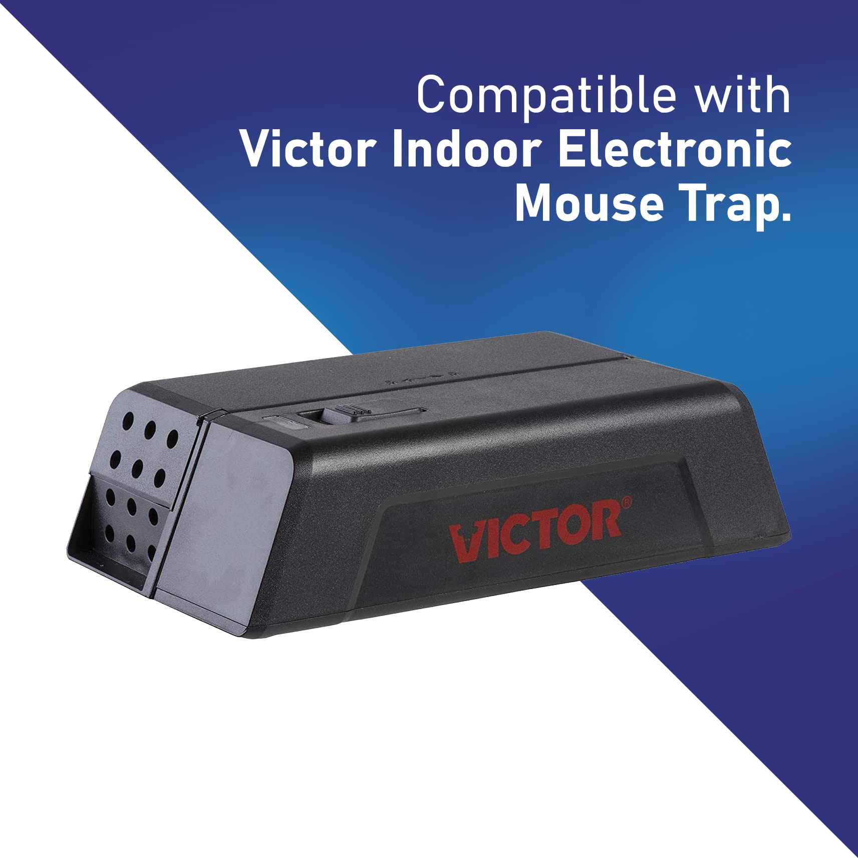 SafeAMP Mouse Trap Chambers Refills Compatible with Victor Indoor Electronic Mouse Trap M250S, 12-Pack