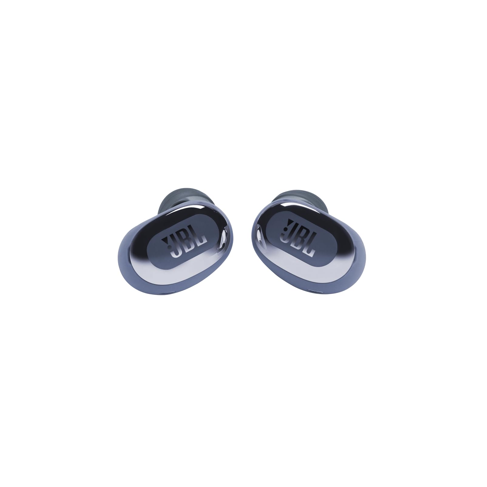 JBL Live Free 2 - True Wireless Noise Cancelling Earbuds, Up to 35hrs of Playtime, 6 mics for Perfect Calls with Zero Noise, IPX5 Waterproof, Oval Tubes for Better Comfort, Isolation, & bass (Blue)