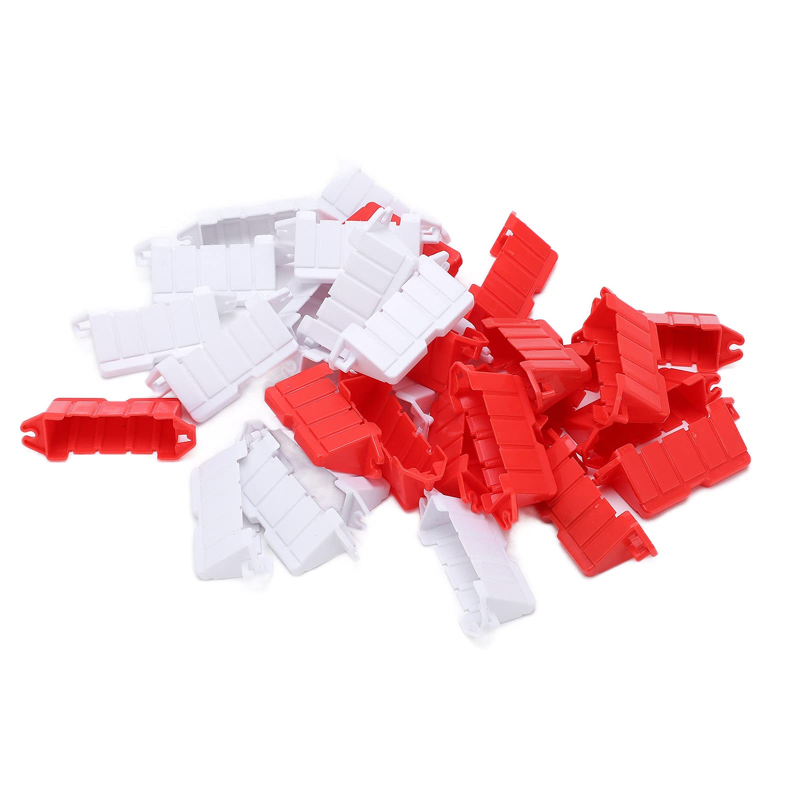 RC Roadblocks, 30Pcs RC Roadblocks Plastic Universal Drift Race Road Barriers Remote Control Car Accessories RC Crawler Accessory