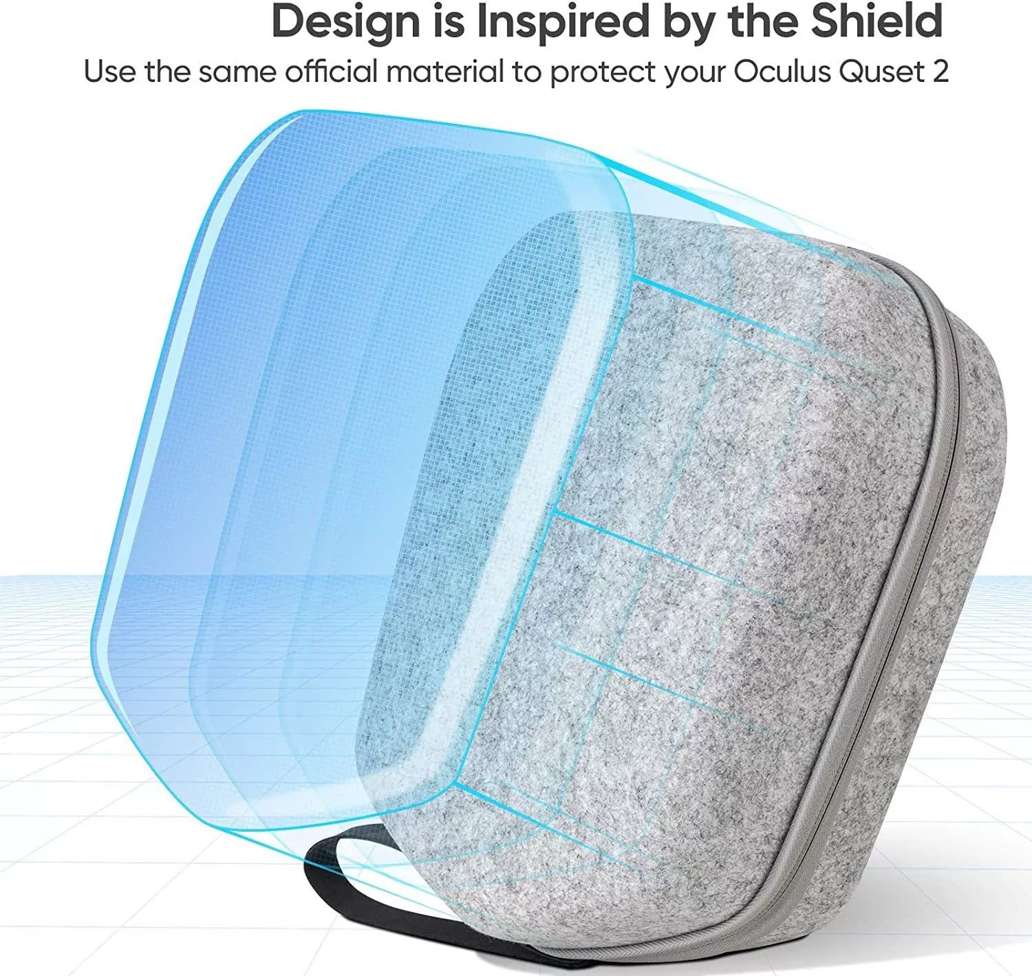 New World Storage Bag Case for Meta Oculus Quest 2 ,Hard Carrying Case Compatible with Oculus Quest 2 Basic/Elite Version VR Gaming Headset and Touch Controllers Accessories,