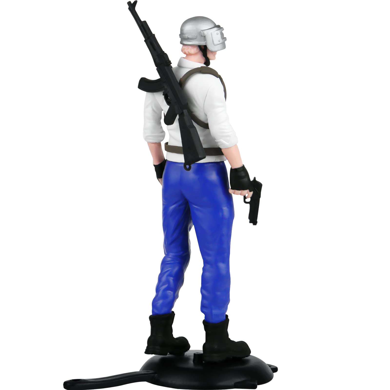 PSMILE Man in White Shirt Anime Figure PVC Action Figure for Computer Case/Cake Decoration
