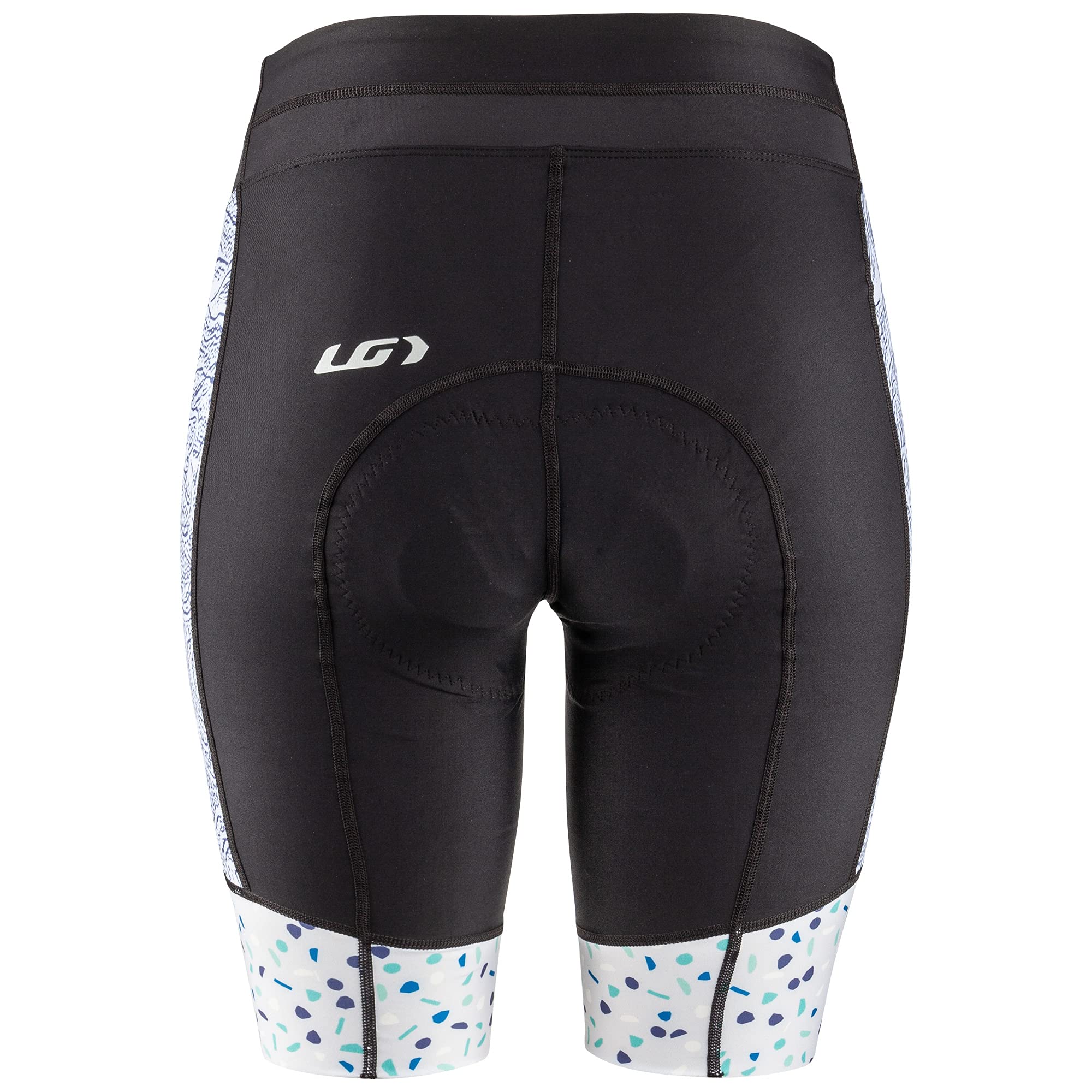 Louis Garneau, Women's Neo Power Art Motion Cycling Shorts, Conffetti, Medium