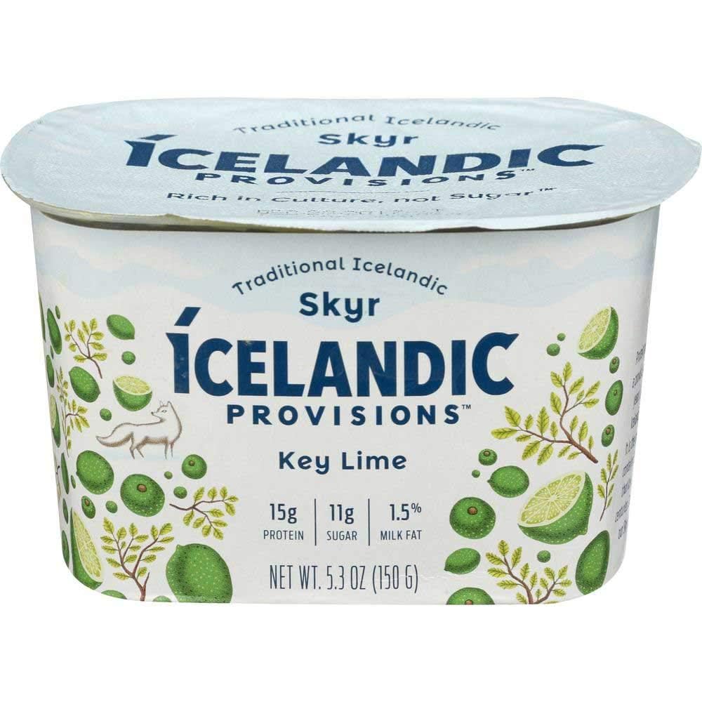 Icelandic Provisions Key Lime Traditional Skyr, 5.3 Ounce - 12 per case.