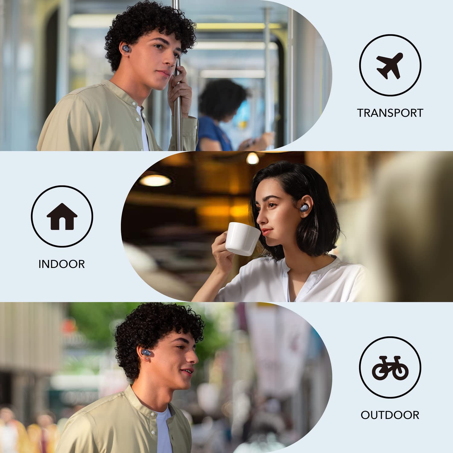 Soundcore by Anker Life Dot 2 XR, Multi-Mode Noise Cancelling Wireless Earbuds, ANC Bluetooth Earbuds with 4-Mic Clear Calls, 35H Playtime, Deep Bass, Fast Charging, Transparency, App
