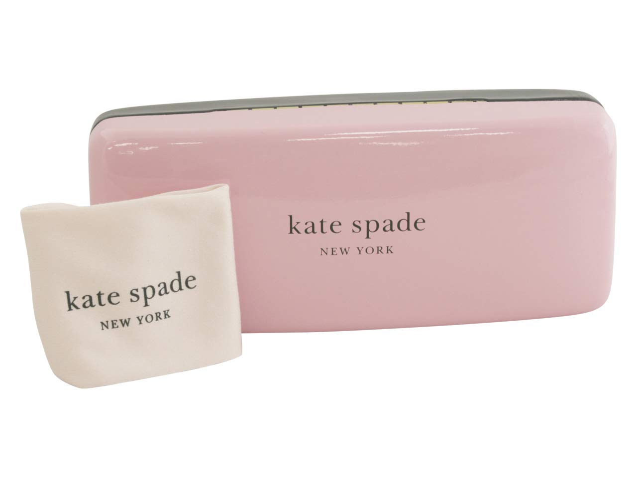 Kate Spade Plastic Rectangular Eyeglasses 53 0ANW Black Gold