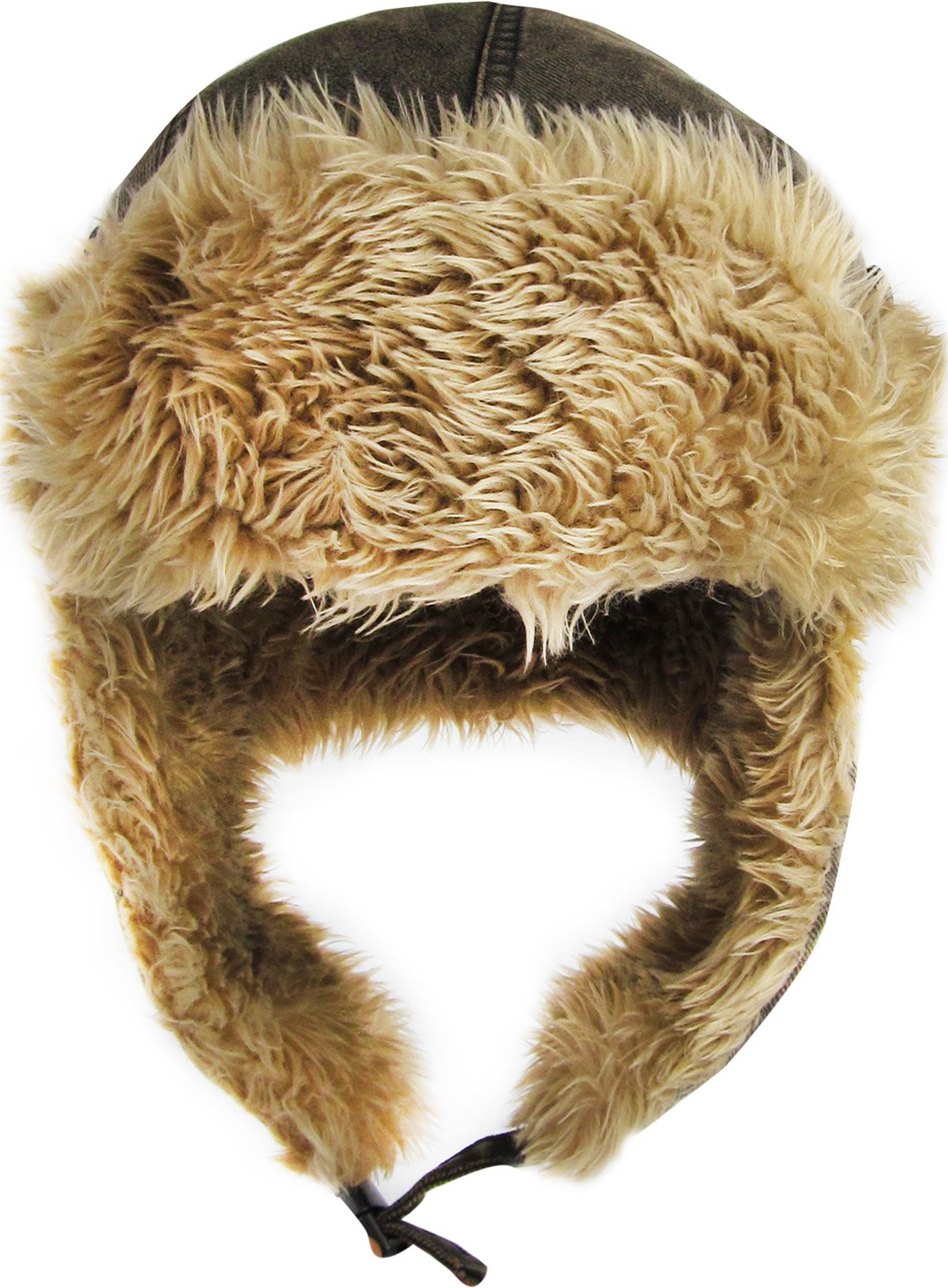 KBW-618 DBR Canvas Solid Aviator Trapper hat Trooper Ear Flaps Ushanka Eskimo Russian Warm Winter Cold…