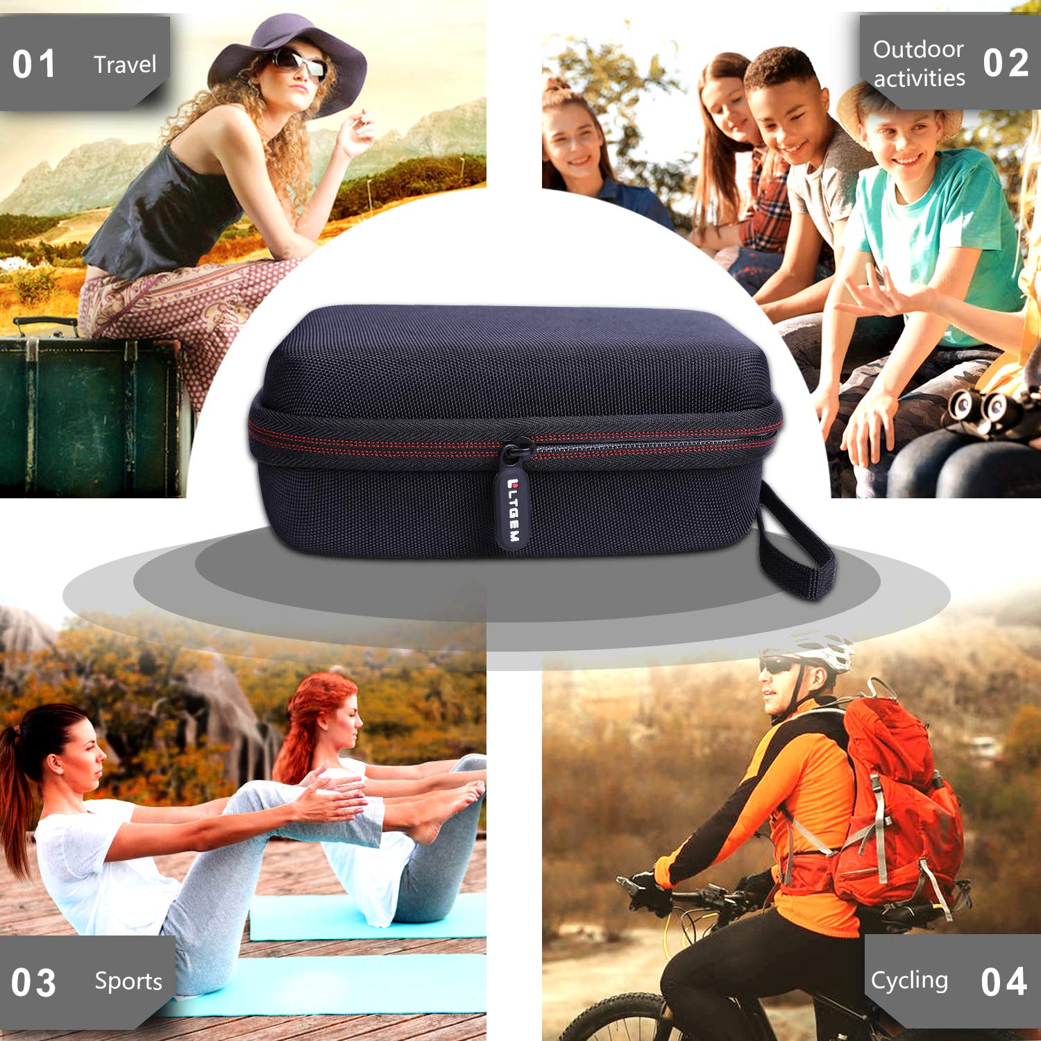 LTGEM Hard Case for Micro Touch Solo Rechargeable Full Body Trimmer and Shaver(We only Sale case!)