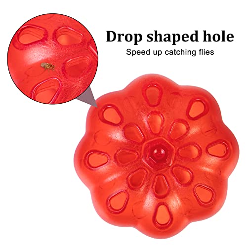 Stingmon 4 Pack Gnat Traps Killer Indoor, Reusable Fruit Fly Killer for Indoors, Fly Catcher for Bugs/Mosquitoes/Gnats