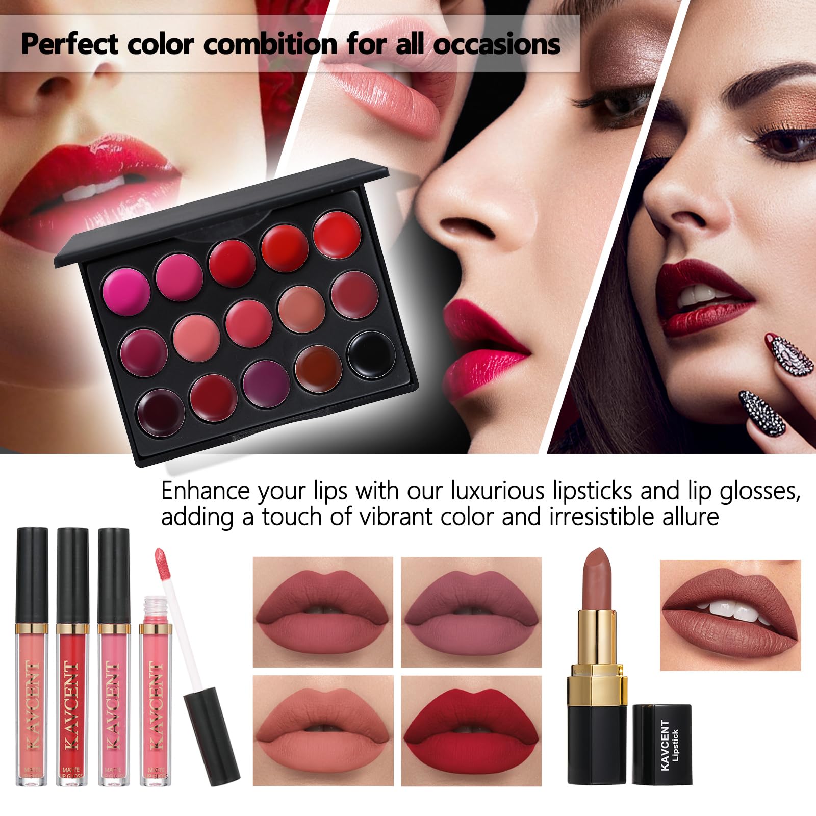 Makeup Kits Makeup Kit for Women Full Kit Makeup Set for Women Foundation Face Primer Eyeshadow Concealer Lipstick Makeup Bag Makeup Sets for Teens