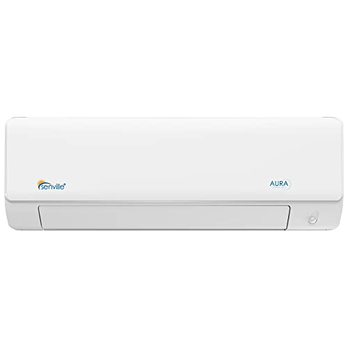 Senville SENA-36HF/Q Quad Zone Mini Split Air Conditioner Heat Pump, 36000 BTU, Works with Alexa, White
