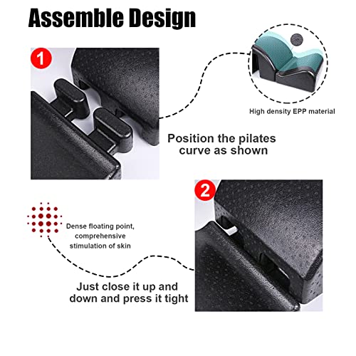 Pilates Spine Corrector, Pilates Massage Bed, Multi-function yoga Equipment for Balance, Core Strengthening and Stretching Balanced Our Body