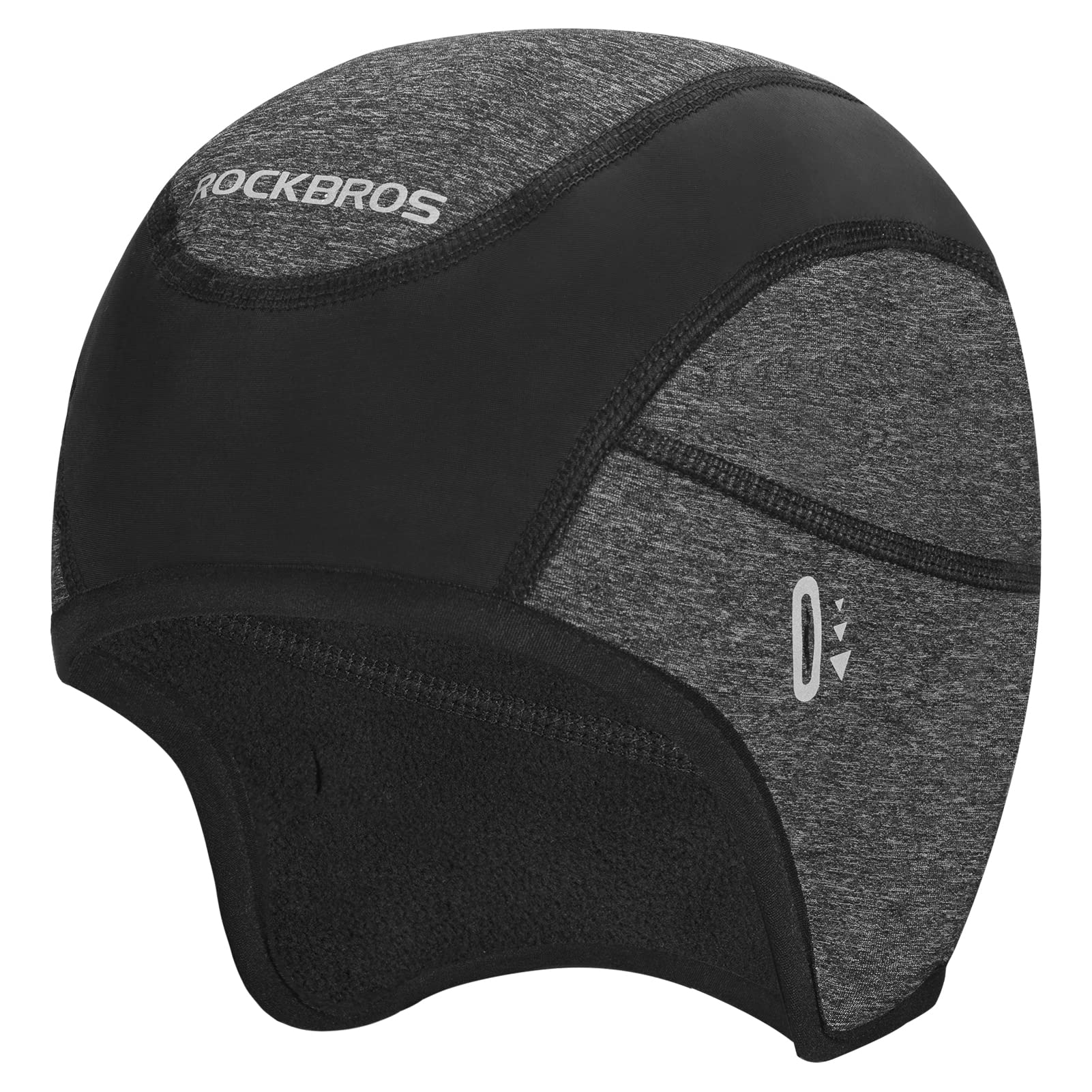 ROCKBROS Winter Cycling Caps for Men Women Windproof Skull Cap Helmet Liner Black