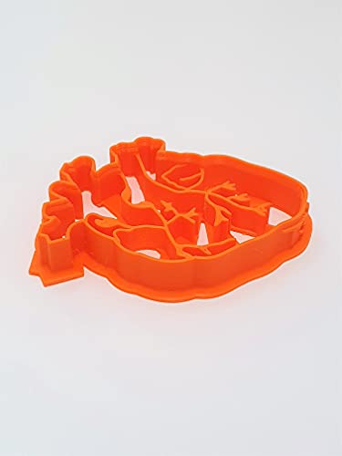 T3D Cookie Cutters Human Heart Cookie Cutter, Suitable for Cakes Biscuit and Fondant Cookie Mold for Homemade Treats, 3.56 in x 2.86 in x 0.55 in